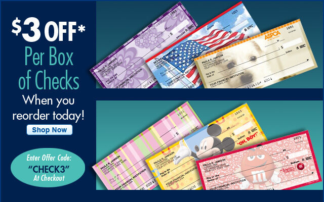 Reorder Customer Offer B - Checks In The Mail